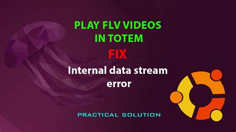 Ubuntu Fix Internal Data Stream Error Youtube