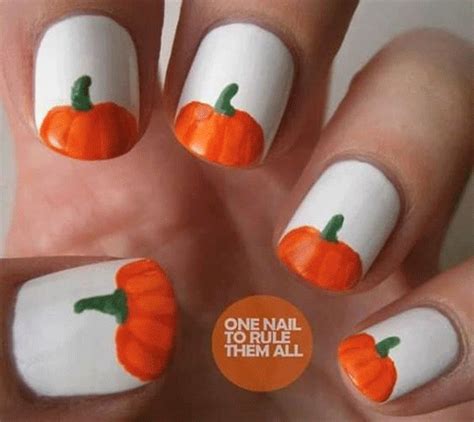 Top 15 Amazing Halloween Pumpkin Nail Art Ideas Fabulous Nail Art Designs