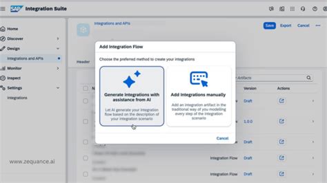 Sap Integration Suite Meets Sap Ai Accelerating Iflow Creation With