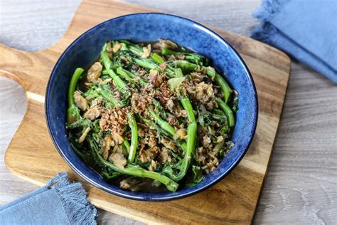 Choy Sum Clam Stir Fry Ang Sarap
