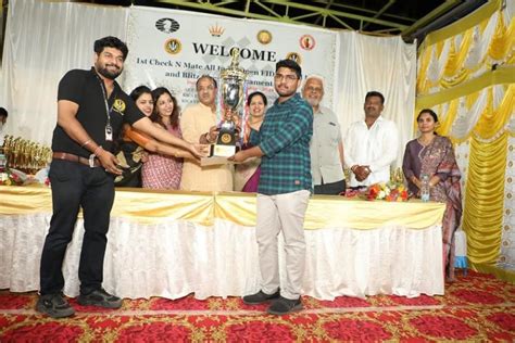 Sai Agni Jeevitesh Dominates 1st Check N Mate Rapid Rating Open 2024