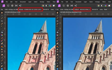 Default Color Profile For Images Without One Feedback For Affinity Photo V On Desktop