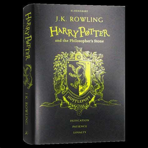 哈利波特与魔法石1 英文原版 赫奇帕奇学院 精装版 Harry Potter Philosophers Stone第一部 二十20周年纪念版 进口英语书籍 Online