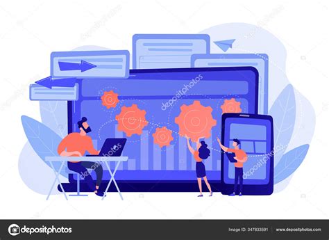 Cross Platform Bug Founding Concept Vector Illustration Stock Illustration By ©visualgeneration