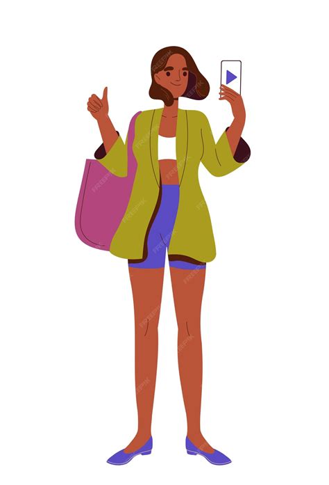 Счастливый человек со смартфоном Женщина показывает свой телефон Молодая девушка с гаджетом