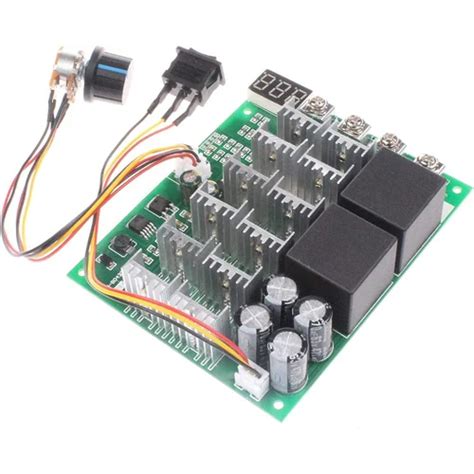 Pwm Motor Speed Controller 60a Dc 10v 55v 12v24v36v48v Green