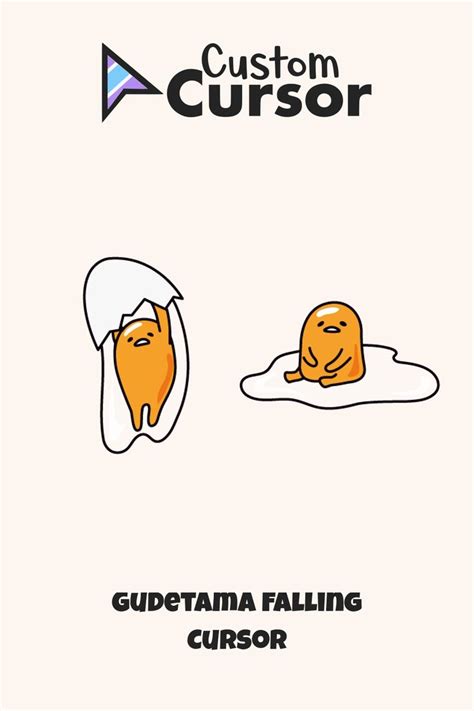 Gudetama Falling Cursors Custom Cursor Gudetama Cute Cartoon Characters Custom