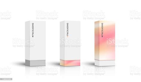 제품의 포장 디자인 템플릿을 설정합니다 빈 배경에 상자 포장 템플릿입니다 벡터 디자인 3차원 형태에 대한 스톡 벡터 아트 및 기타 이미지 3차원 형태 개념 개체 그룹