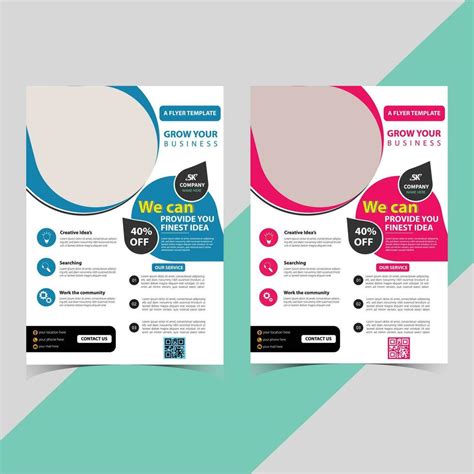 Modern Eye Catching Flyer Design 25945885 Vector Art At Vecteezy