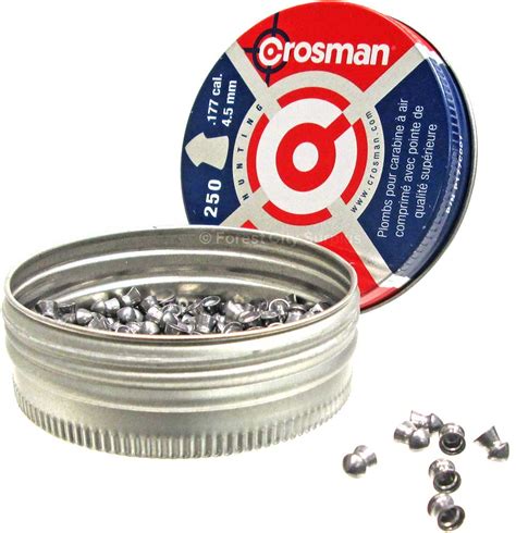 Crosman 177 Caliber Pointed Premium Grade Lead Airgun Pellets