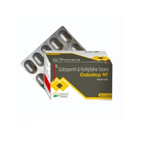 Gabatop Nt Gabapentin Plus Nortriptyline Combination At Rs 248box Gabapin In Nagpur Id