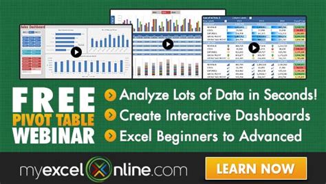 Excel Pivot Tables Cheat Sheet Ultrapna