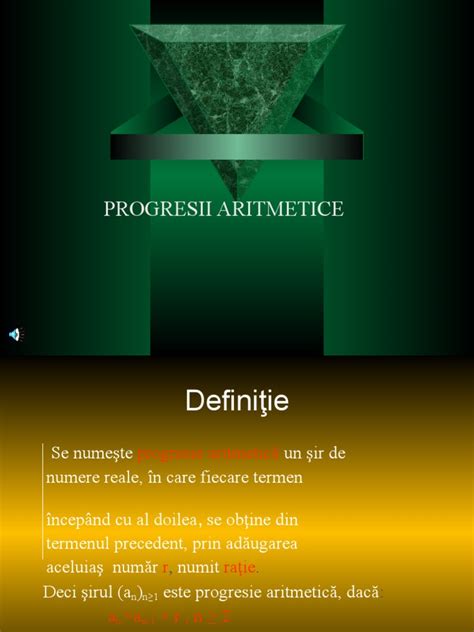 Progresii Aritmetice Pp Final Matrescu Pdf