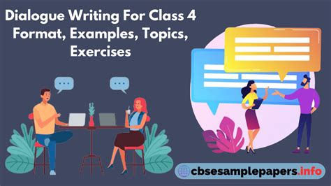 Dialogue Writing For Class 4 Format Examples Topics Exercises Cbse Sample Papers