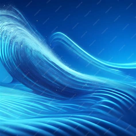 Premium Ai Image Clear Wave Of Particles Futuristic Point Wave