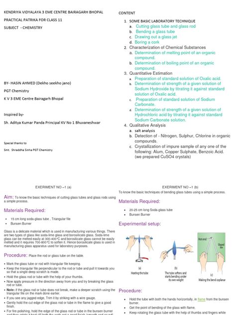 Practical Class 11 Chemistry Pdf Chemistry Titration