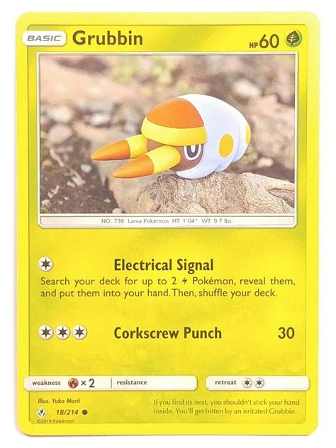 Download Grubbin Pokemon Card Wallpaper
