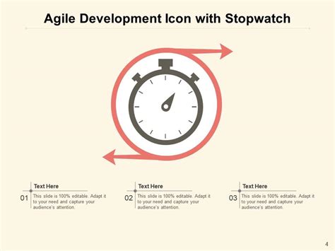 agile development icon iteration process stopwatch planning project software presentation