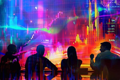 Premium Photo Business Team Engaged In Operations Benchmarking Analysis With A Vibrant