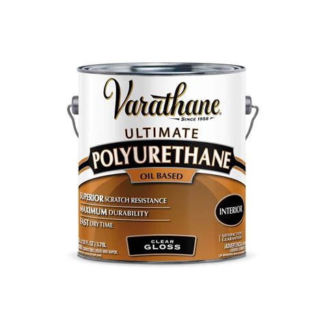Varathane 1 Gal Clear Gloss Oil Based Interior Polyurethane 342068