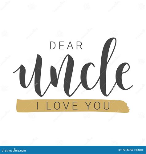 My Dear Handwritten Cursive Calligraphy Text Quotation Vector Illustration