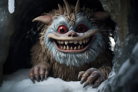 무서운 괴물 사진