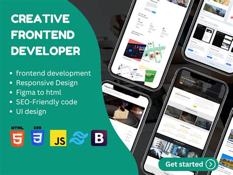 Be Your Frontend Developer In Html Css Javascript And Tailwind By Rabia