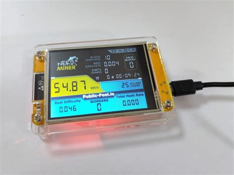 Bitcoin Miner Nerdminer V2 компактний майнер з дисплеєм 2 8 дюйма 1 299 грн Комплектуючі