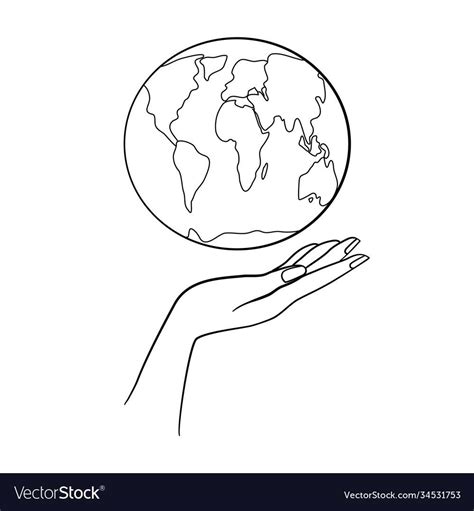 Земной шар в руках рисунок 58 фото