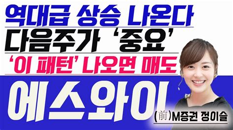 에스와이 에스와이주가전망 에스와이주가 에스와이전망 에스와이에스와이주가에스와이주가전망에스와이전망에스와이주식에스와이