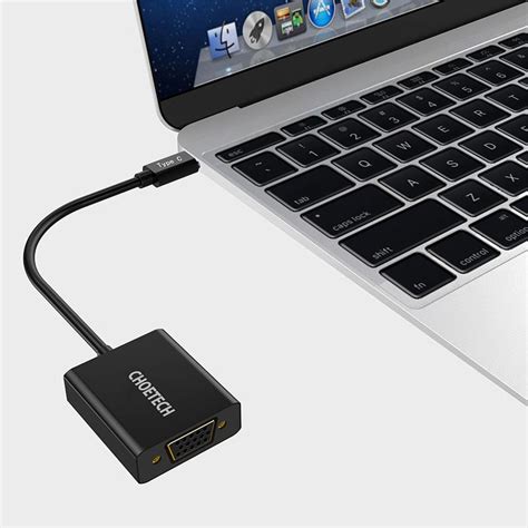 Choetech 1080p Supported USB 3 1 USB Type C To VGA Adapter