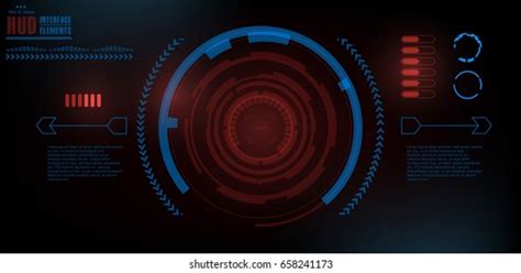 Sci Fi 미래형 Hud 대시보드는 가상 현실 스톡 일러스트 1919807633 Shutterstock