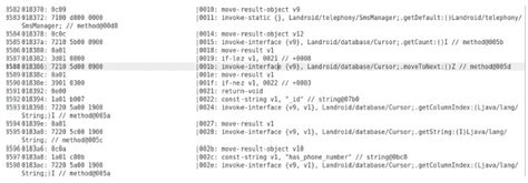 Disassembled Dex File Download Scientific Diagram