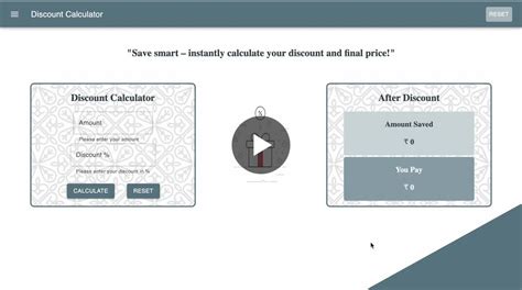 Reactjs Materialui Webdevelopment Javascript Discountcalculator Aysha Thasreefa S