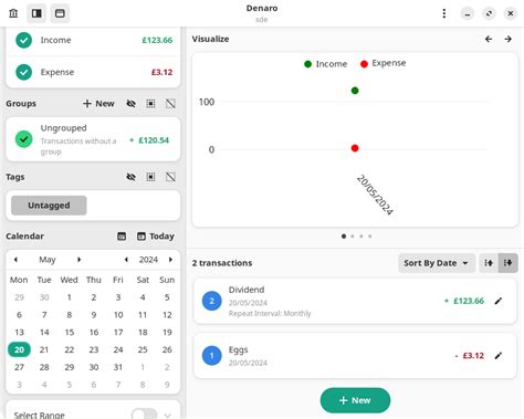 Denaro Manage Your Personal Finances Linuxlinks