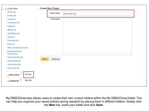 PPT - My EBSCO host Tutorial PowerPoint Presentation, free download ...