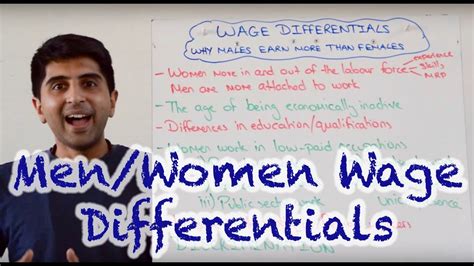 Wage Differentials Why Do Men Earn More Than Women YouTube