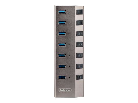 StarTech Com 7 Port Self Powered USB C Hub 5G7AIBS USB HUB EU