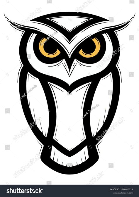 Illustration Owl Vector Stock Vector Royalty Free 2246013229