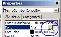 Show Excel Data Validation Drop Down Items In Combo Box