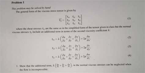 Solved Problem 1 This Problem May Be Solved By Hand The Chegg Com