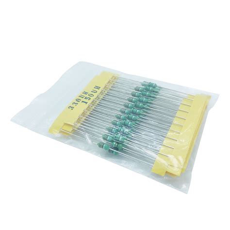 120pcs 1 4w 1uh 1mh 12 Values 0307 Color Ring Inductor Color Code Inductor 10pcs Each Value