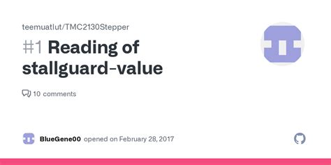 Reading Of Stallguard Value Issue Teemuatlut TMC Stepper GitHub