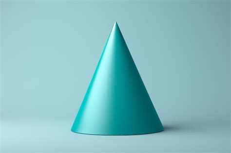 Premium Ai Image A Blue Triangle Shaped Object With A Blue Triangle On It