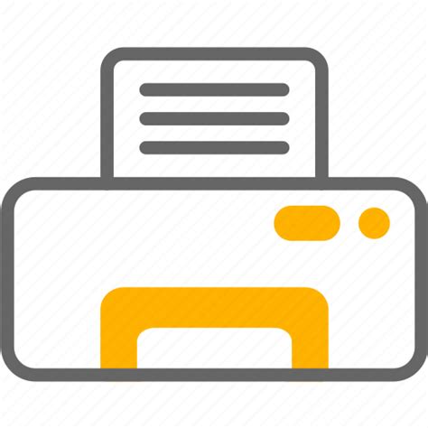 Printing Printer Output Device Computer Hardware Icon Download On