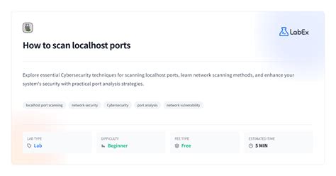 How To Scan Localhost Ports Labex
