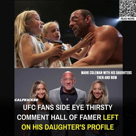 The Last Ufc Hall Of Famer Mark Colemans Provocative Comment On His