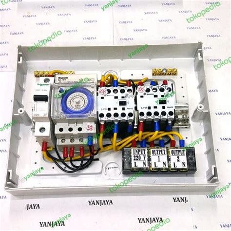Jual Panel Timer 2 Output Bergantian Timer Otomatis 2 Output