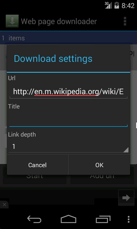 web page downloader apk for android download