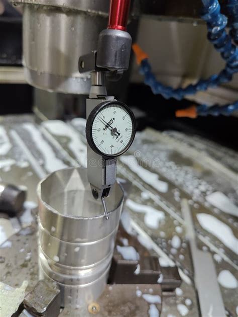 Cnc Milling Machine Operation Vmc Stock Image Image Of Milling Machine 378047025